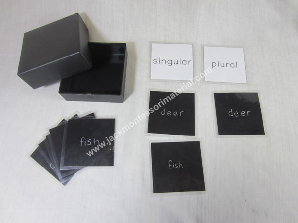 Singular and plural box 5 (word cards) (Includes 1 Plastic Box) – JACK ...