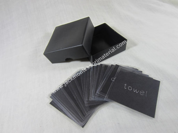 Noun box 2 (word cards) (Includes 1 Plastic Box) – JACK Montessori ...