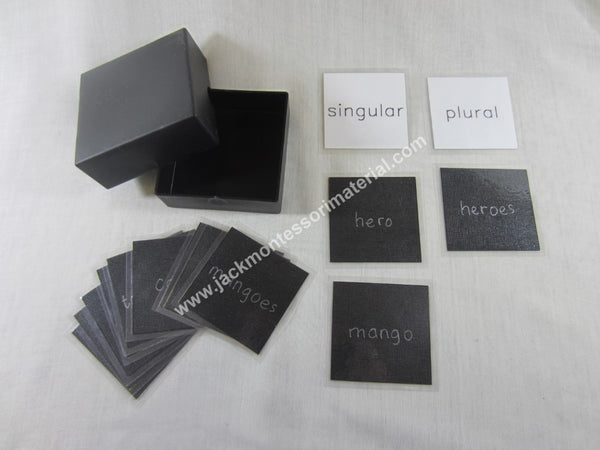 Singular and plural box 2 (word cards) (Includes 1 Plastic Box) – JACK ...